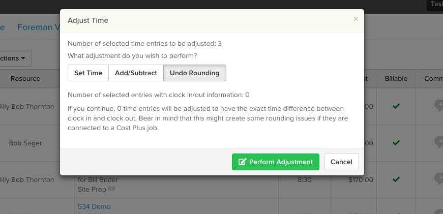 How to edit multiple time entries at once – Knowify