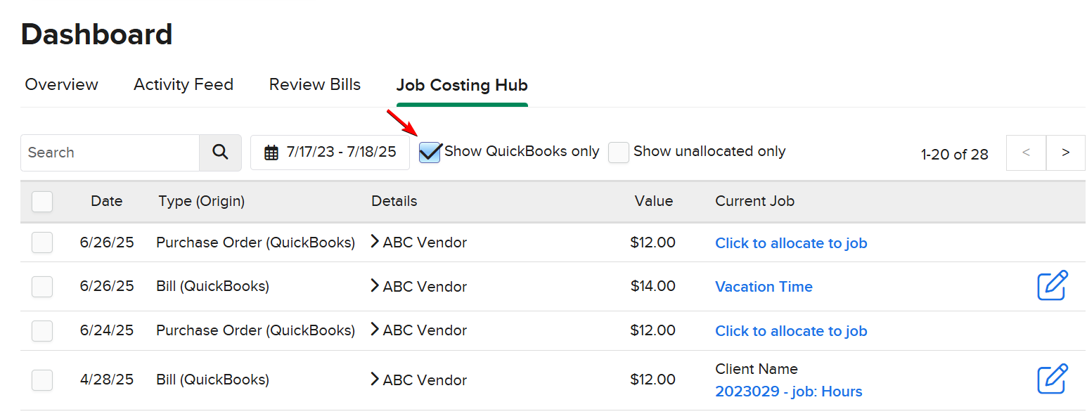 Pulling expenses from QuickBooks into Knowify – Knowify